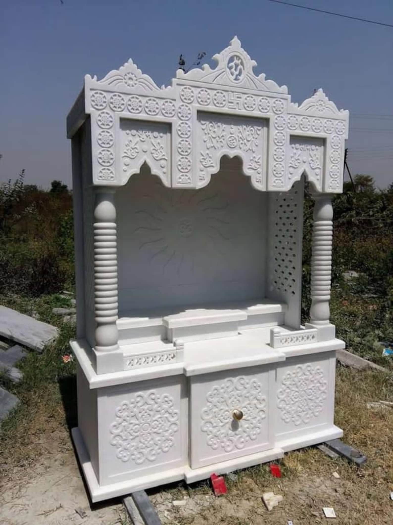 Marble Mandir Indian Hindu Home Temple/Shrine Active | Etsy