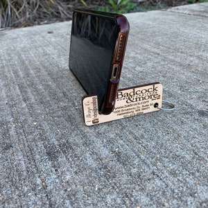 Phone Stand Keychain SVG Files, Glowforge Laser Cut, Vector Pattern ...