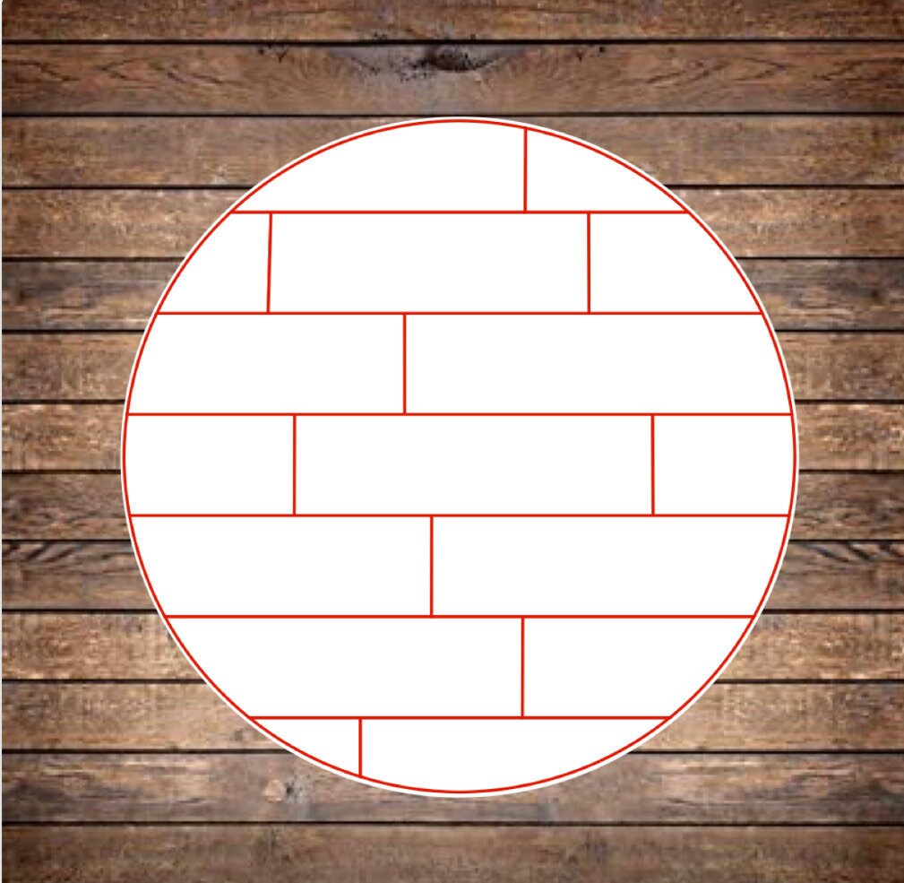 30 Inch Circle "larger Than Glowforge" Slat Sign- Glowforge Design ...