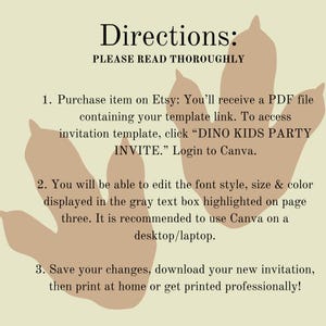 Editable Kids "rex" Dinosaur Party Themed Invite, Two-rex, Three-rex ...