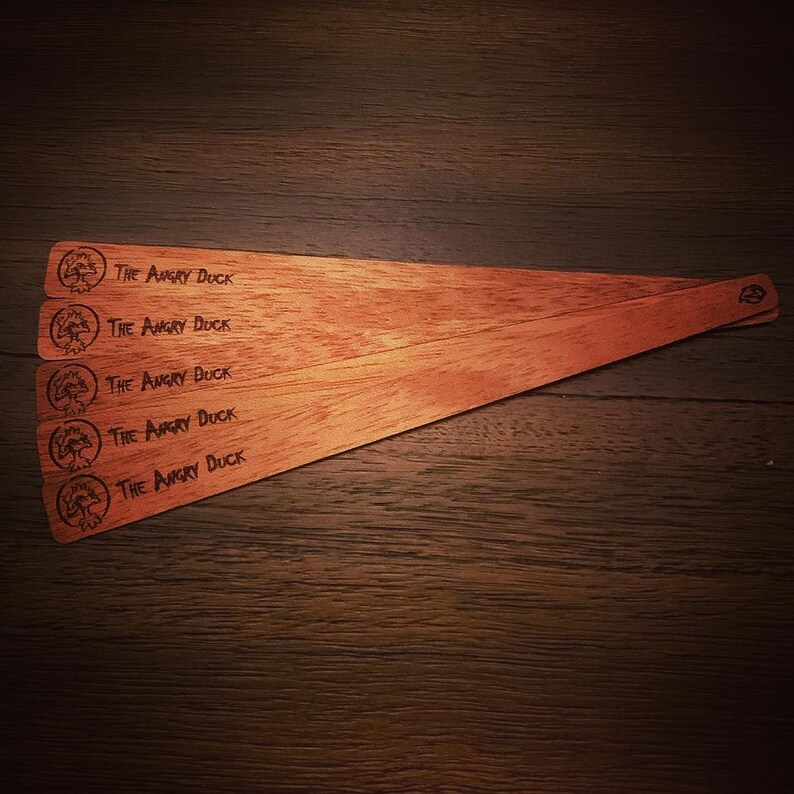 Spanish Cedar Cigar Spills, the Angry Duck, Set of 10 - Etsy