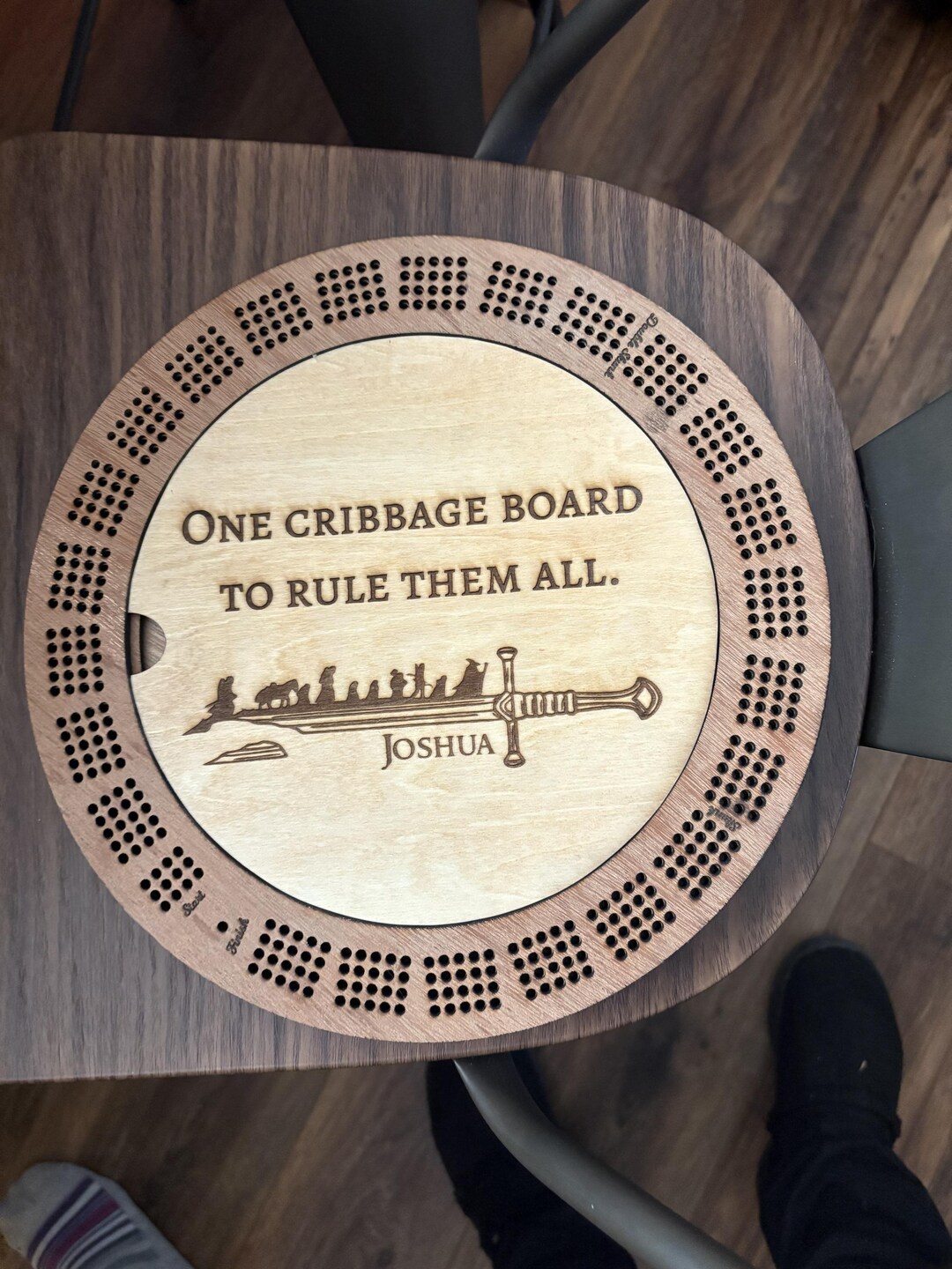 Handmade Cribbage Board Personalized for You! - Etsy
