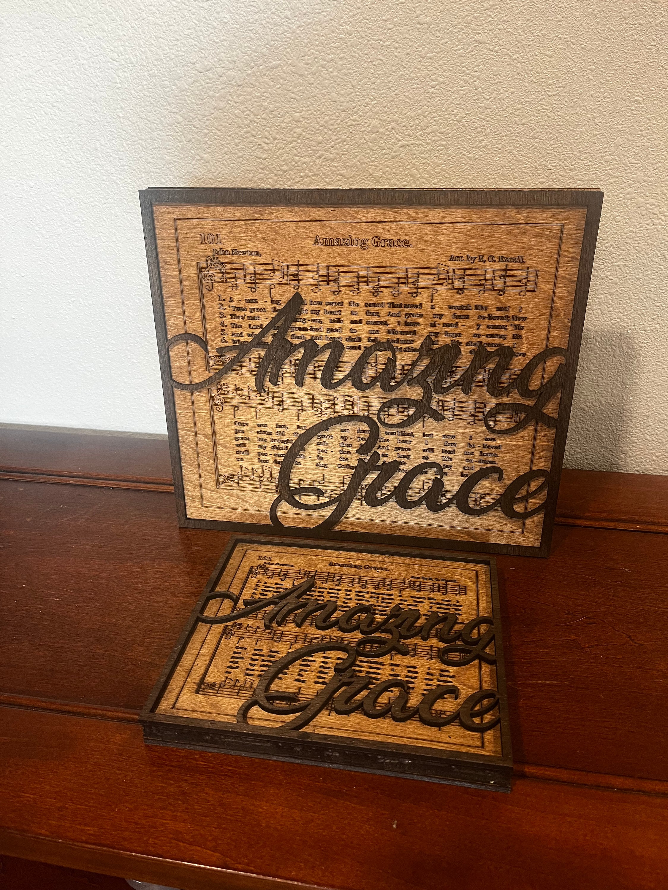 Amazing Grace Wall Art (laser Cut) Beautiful Gift for You or Someone ...