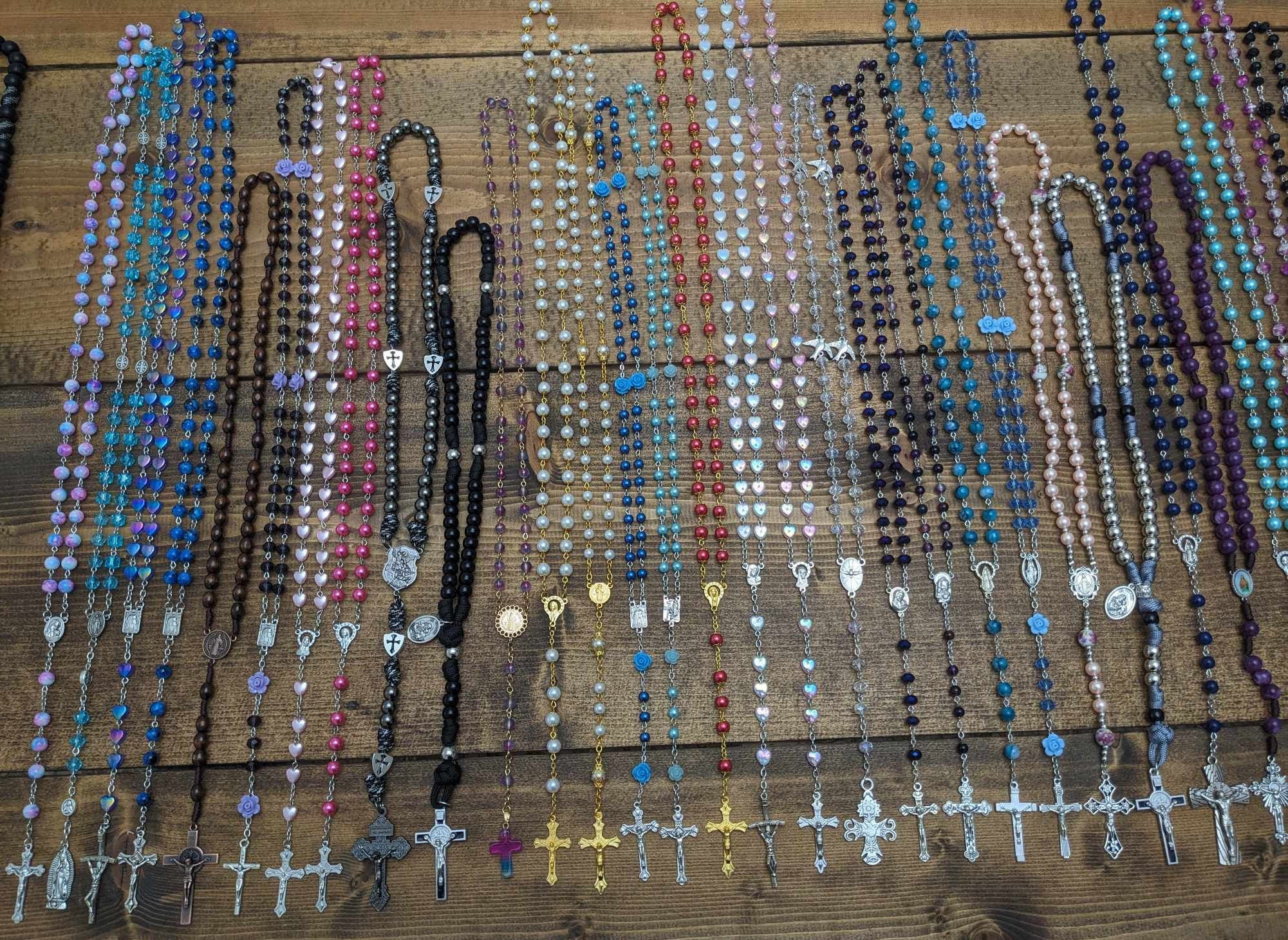 Rosary Mega-listing, 60 Different Rosaries. High Quality Rosaries ...