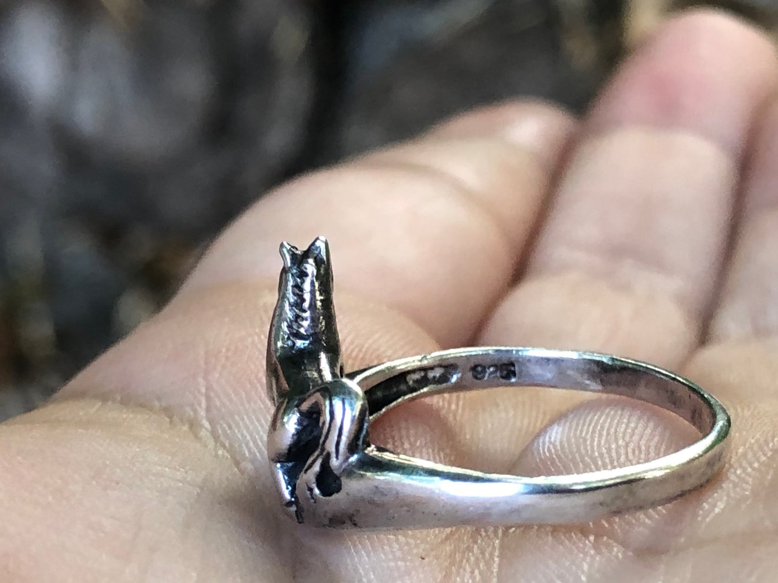 Vintage Solid Sterling Silver 926 Horse Ring Size 8 - Etsy