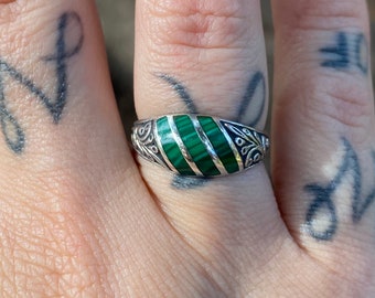 Vintage Native American Navajo Mother of Pearl and Sterling - Etsy