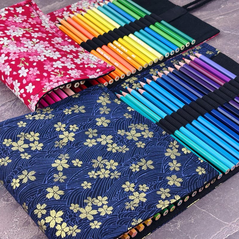 Pencil Crayon Rolls - Etsy