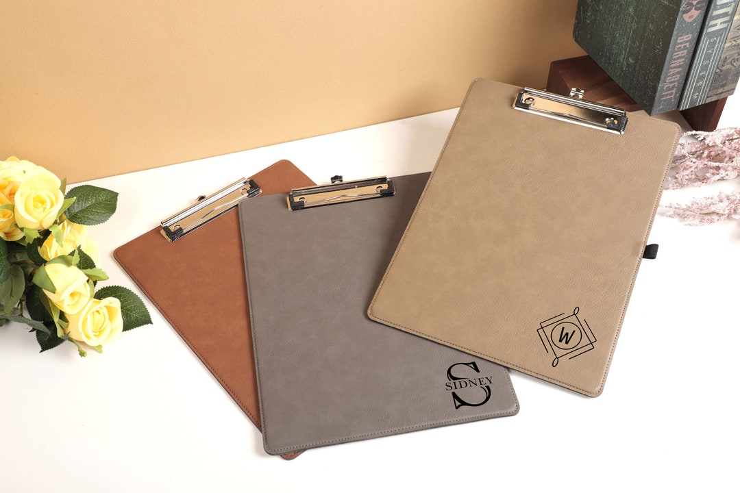 Personalized Leather Clipboard A4 Clipboard Folder Leather - Etsy