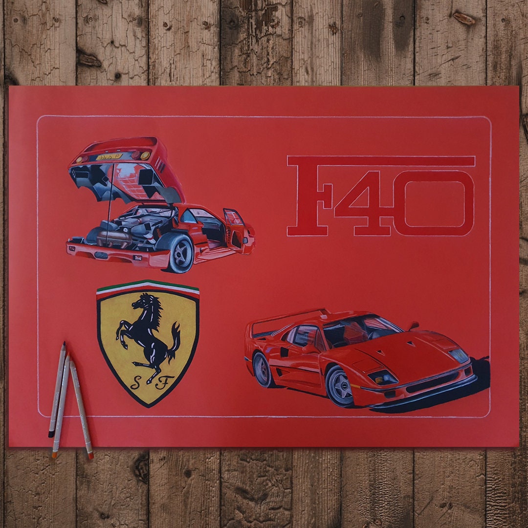 Custom Hand Drawing, Original Art, Great Gift for Everyone, Colour ...