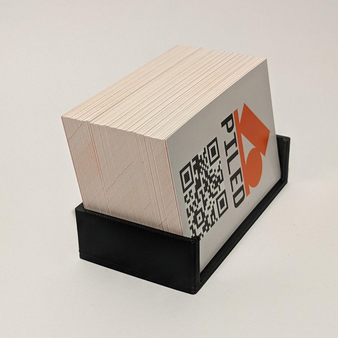 Business Card Holder Box Display Stand - Etsy