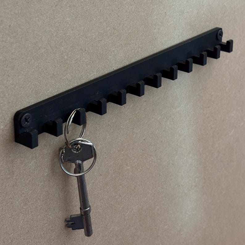 Key Hook Hanger Holder Wall Mount Organiser Tidy 2, 3, 4, 5, 6, 7, 8 ...