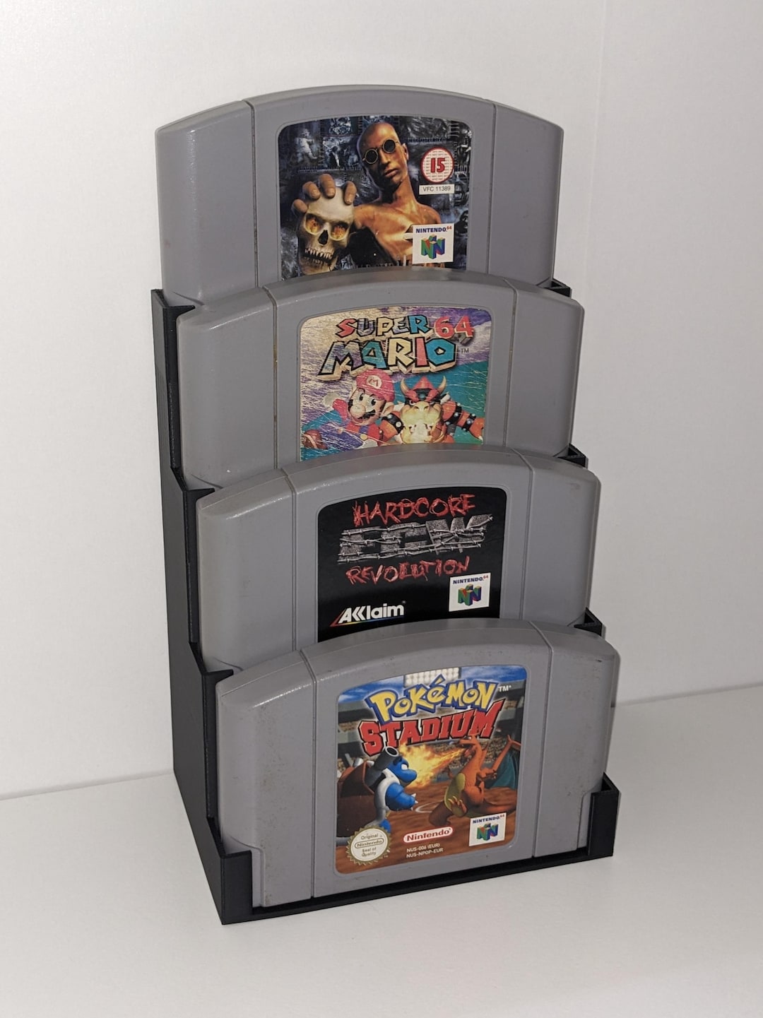 N64 Nintendo 64 Retro Game Storage Holder Rack Display Stand Tower - Etsy