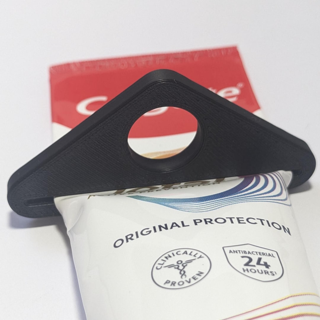 Toothpaste Squeezer Extractor Squeegee Triangle Hole Hang Bathroom ...