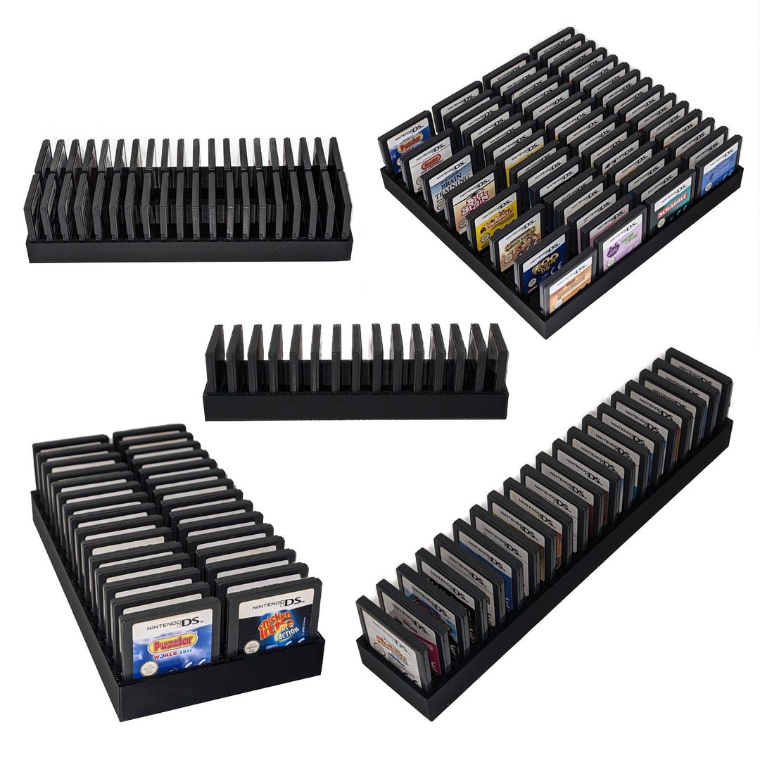 Nintendo DS 15/20/30/40/60 Cartridge Cart ROM Holder Stand Display ...