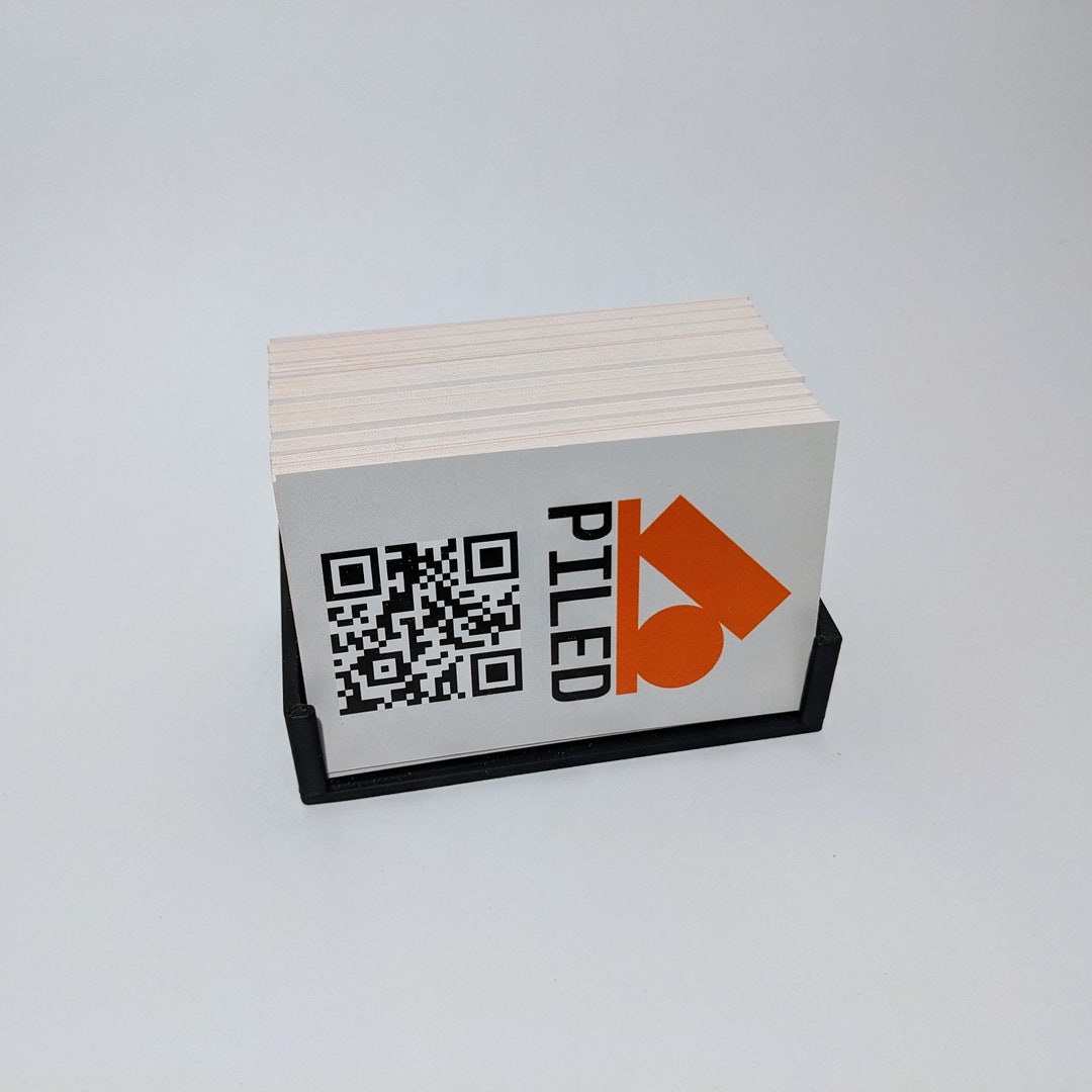 Business Card Holder Box Display Stand - Etsy