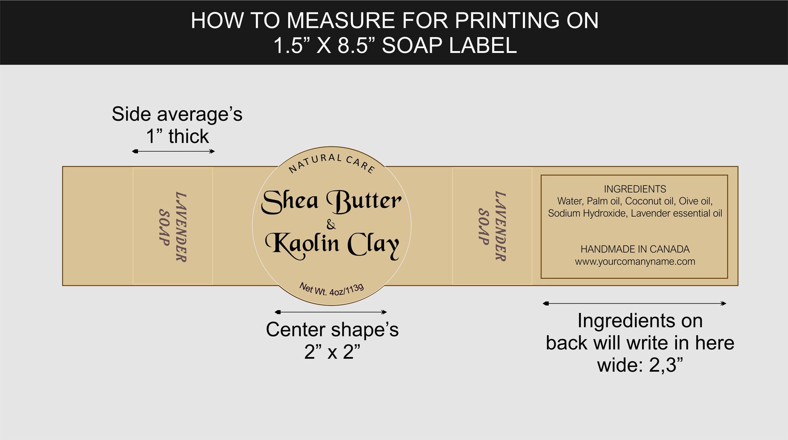 Editable Soap Label Template Hand Soap Label Printable Soap - Etsy