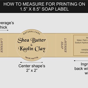Editable Soap Label Template Hand Soap Label Printable Soap - Etsy