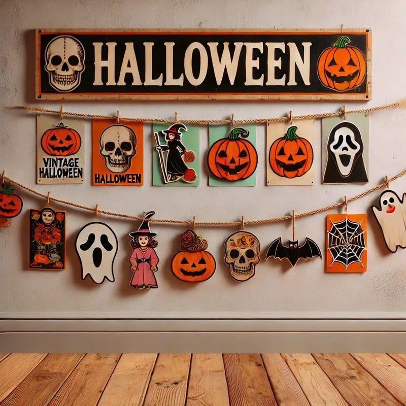 Halloween Bunting - Etsy