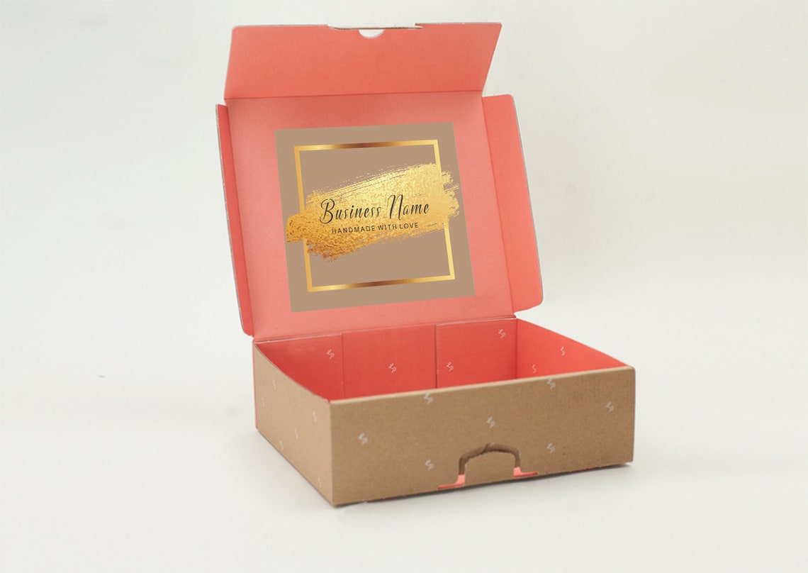 Gold Packaging Labels Template, Packaging Labels, Editable Packaging ...