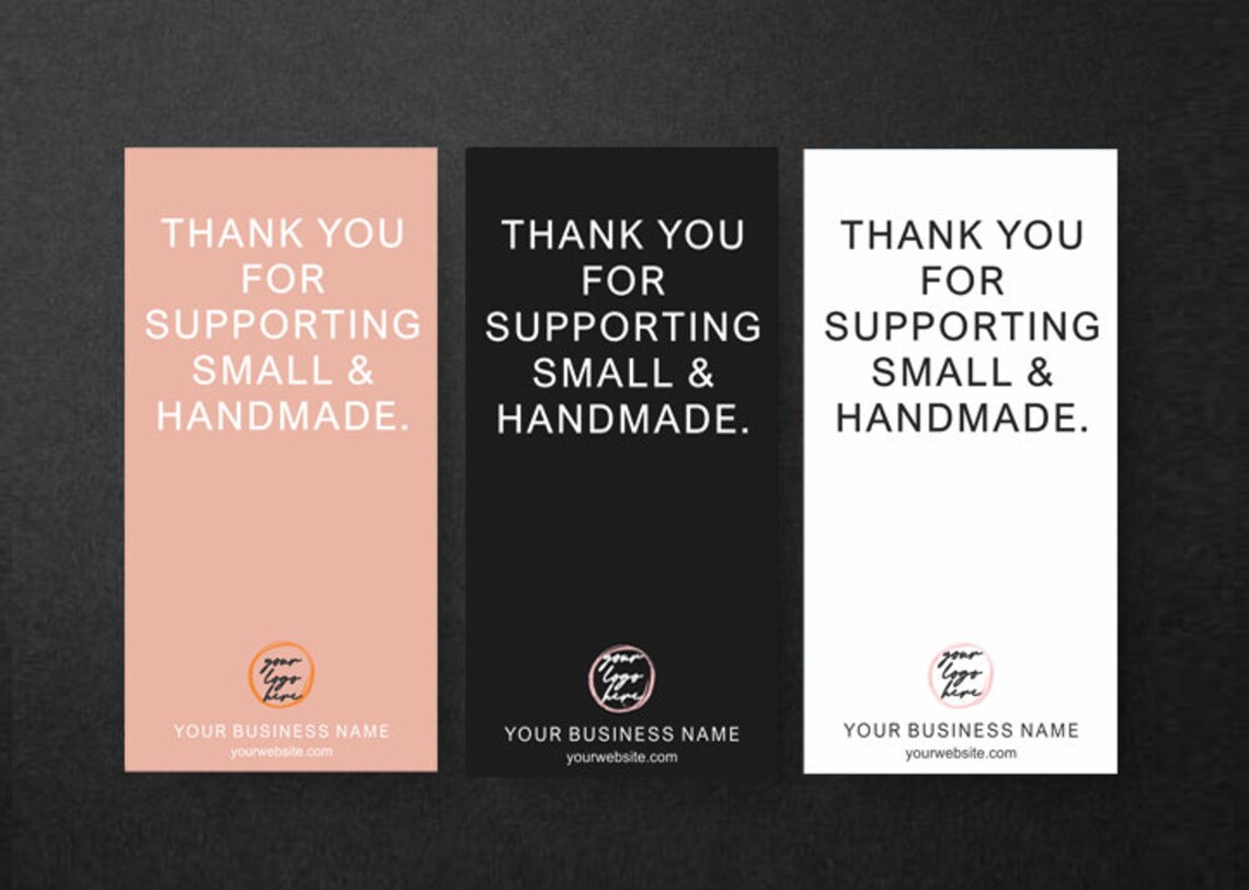 Editable Box Seal Sticker, Packaging Label, Custom Packaging Sticker ...