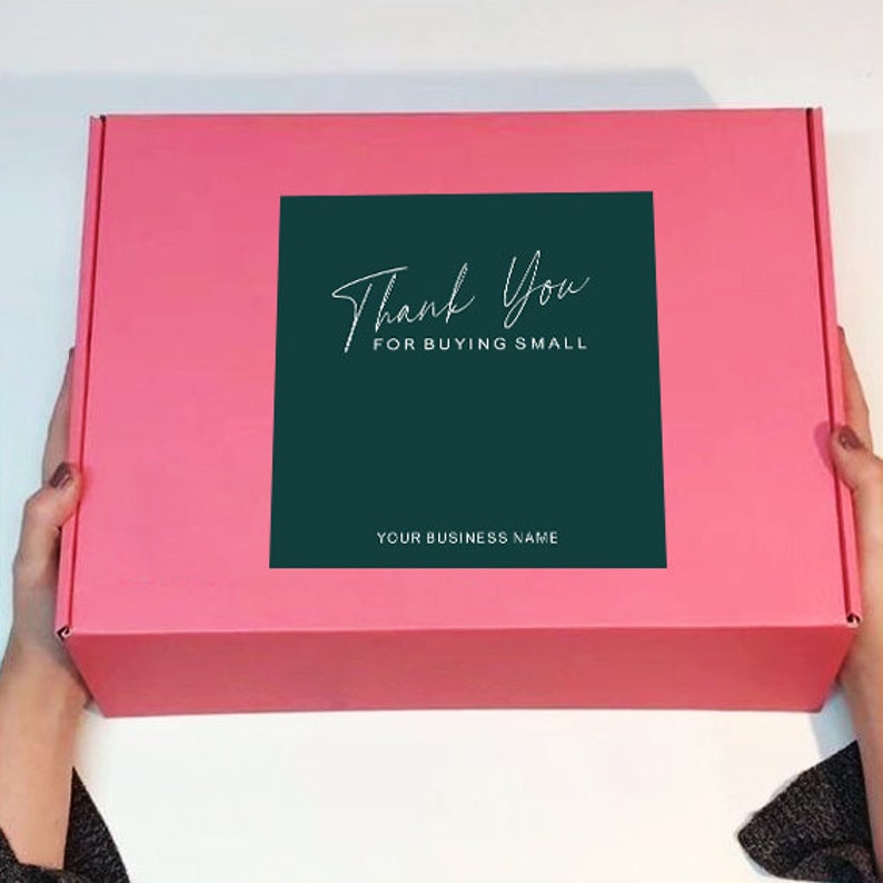 Editable Packaging Label Box Seal Sticker Printable Custom Etsy