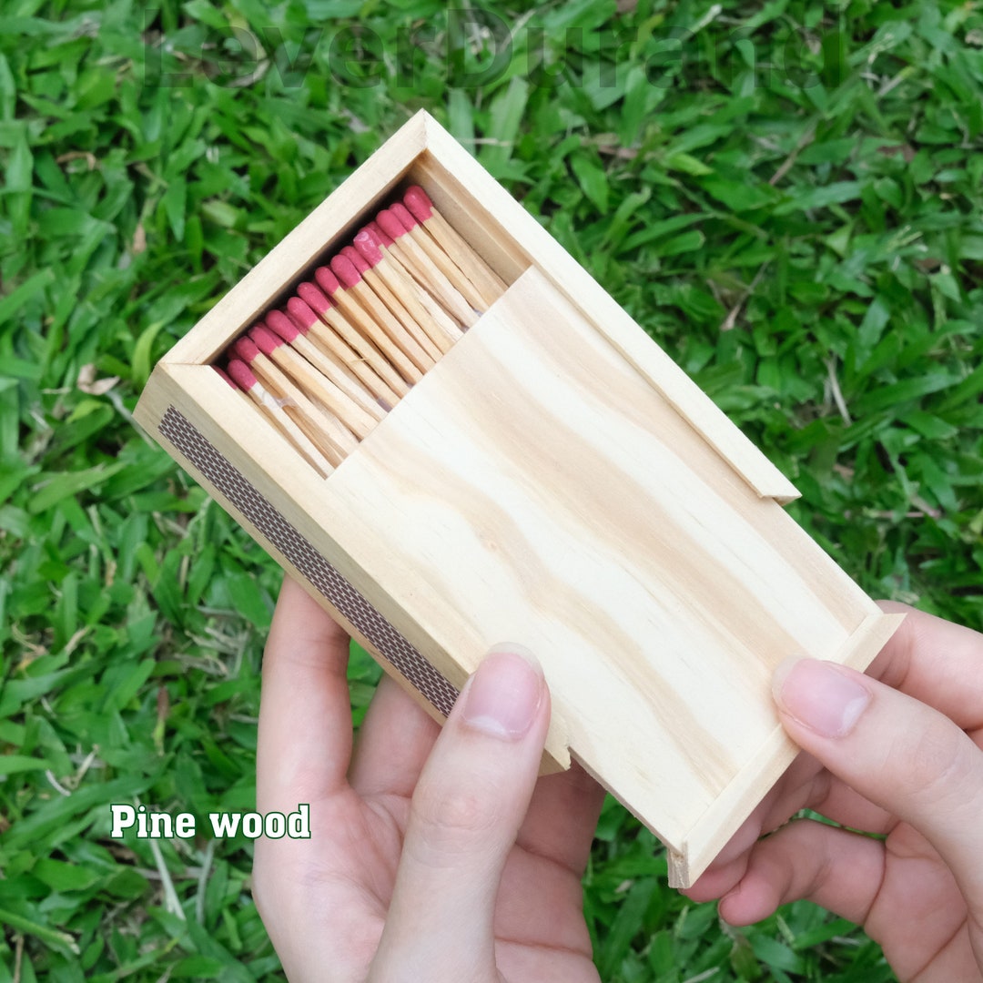 Wooden Matchbox, Large Matchbox, Undesigned Matchbox, Multi-purpose ...