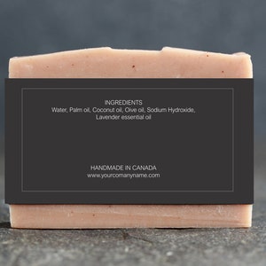 Editable Soap Label Template Hand Soap Label Printable Soap - Etsy