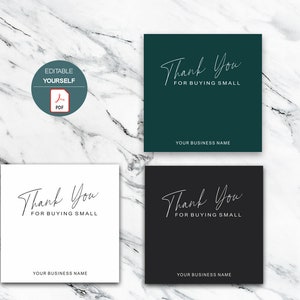 Modern Minimalist Editable Packaging Label Editable Box Seal - Etsy