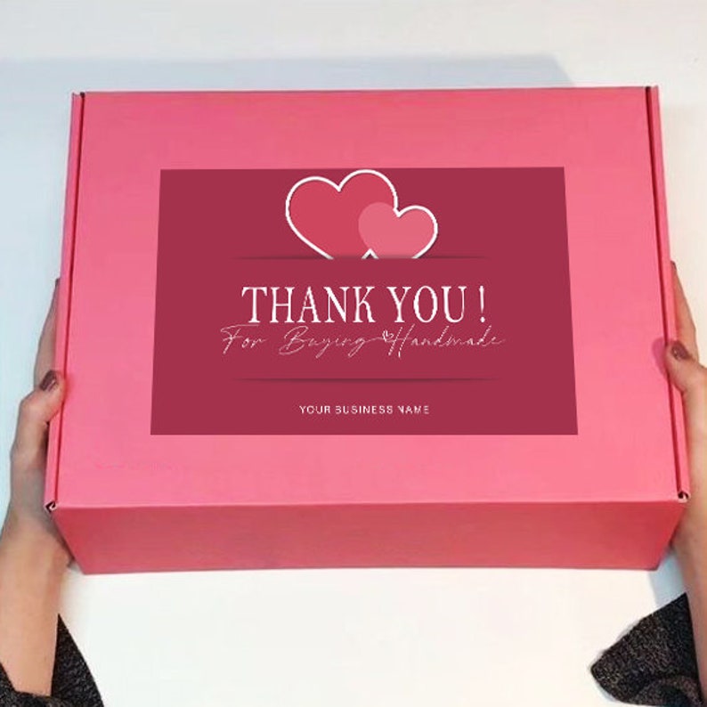 Editable Red Packaging Labels DIY Custom Packaging Labels - Etsy