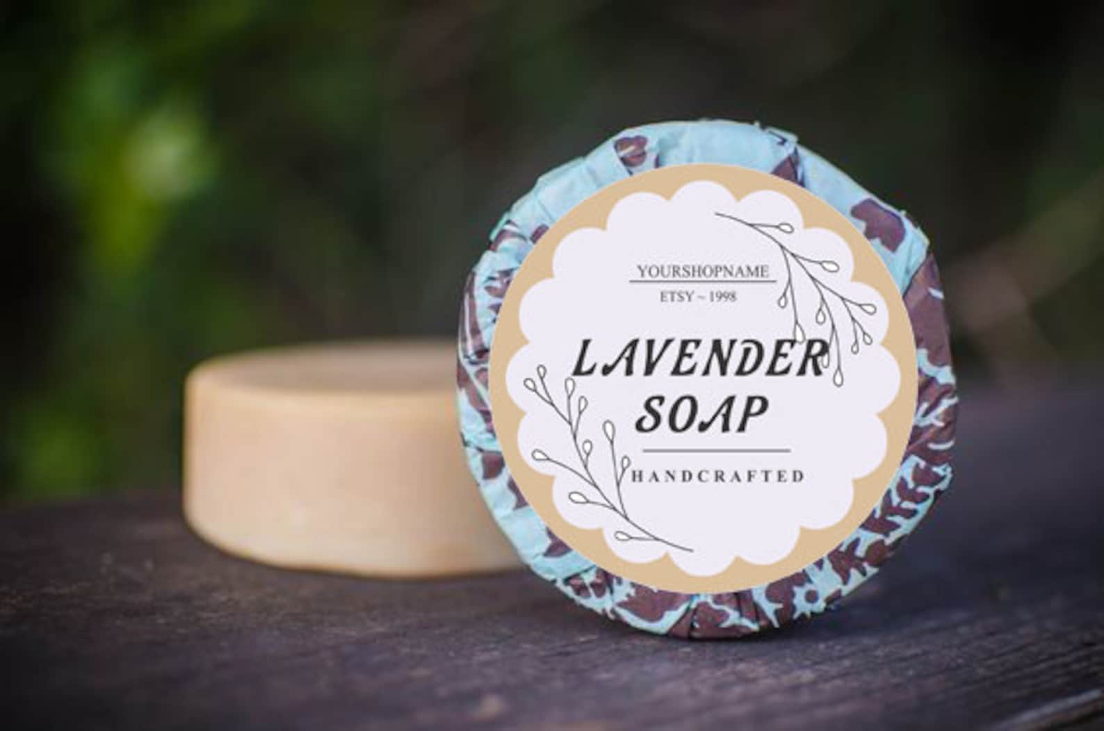 Round Soap Label Template Printable Soap Packaging Soap | Etsy