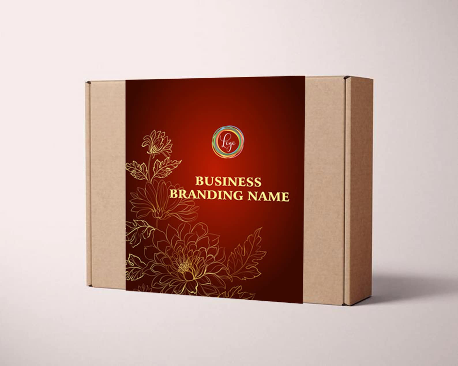Editable Branded Packaging Template Editable Packaging Box - Etsy