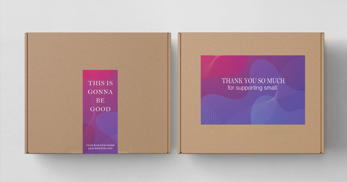 Editable Packaging Editable Box Labels Packaging Design | Etsy