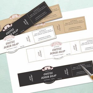 Editable Soap Label Template Printable Custom Soap Label | Etsy