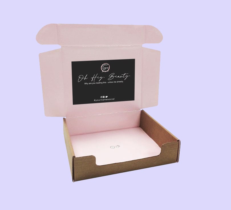 Modern Minimalist Editable Packaging Label Editable Box Seal | Etsy