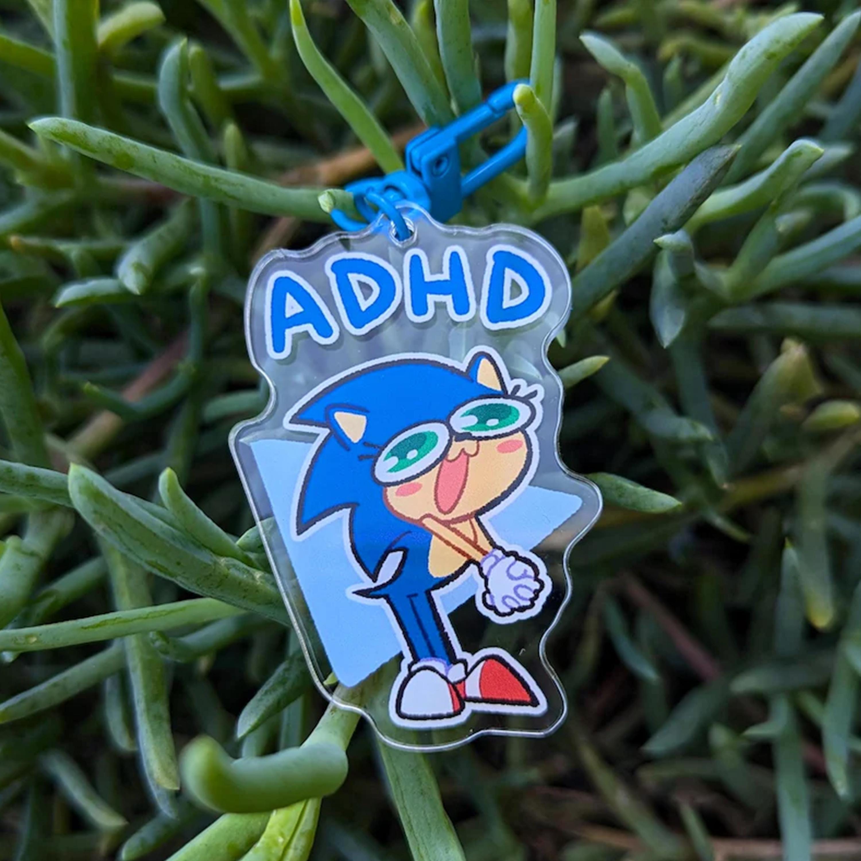 Amy Rose the Hedgehog OCD Obsessive Compulsive Disorder Charm Keychain ...