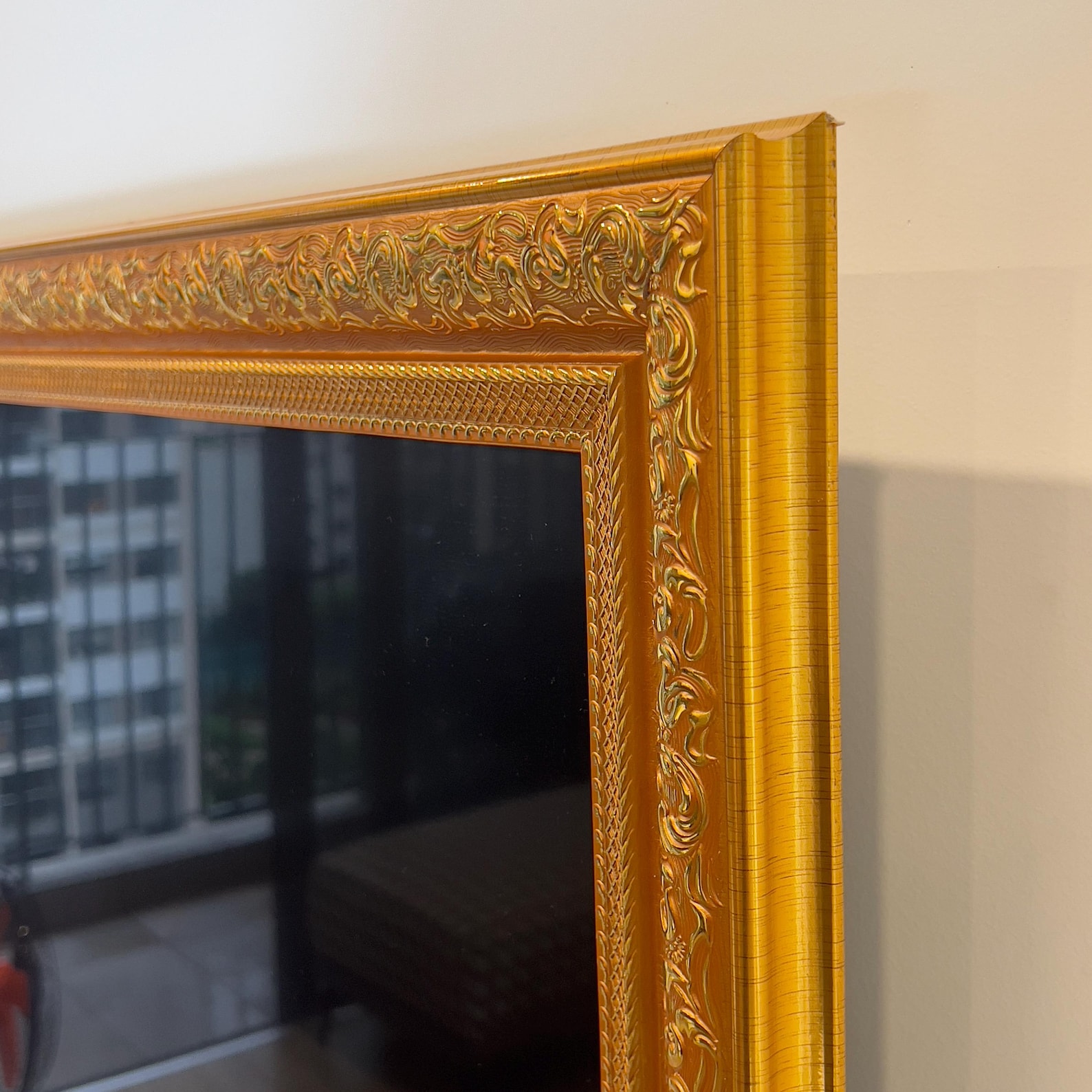 Elegant Gold Edge TV Frame, Samsung Frame Tv Bezel, Custom Brand Tv ...