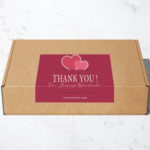 Editable Red Packaging Labels DIY Custom Packaging Labels - Etsy