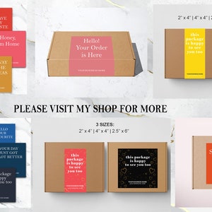 Gold Packaging Labels Template, Packaging Labels, Editable Packaging ...