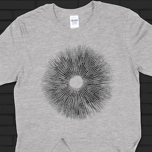 Mushroom Spore Print Shirt, Magic Mushroom Shirt, Psilocybe Spore Print ...