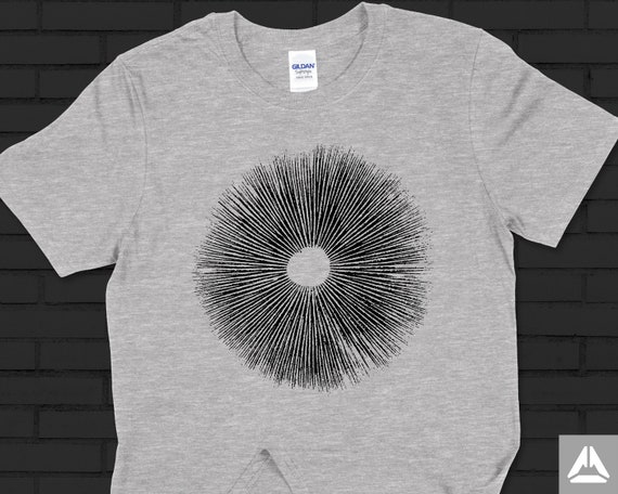 Mushroom Spore Print Shirt Magic Mushroom Shirt Psilocybe | Etsy