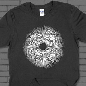 Mushroom Spore Print Shirt, Magic Mushroom Shirt, Psilocybe Spore Print ...
