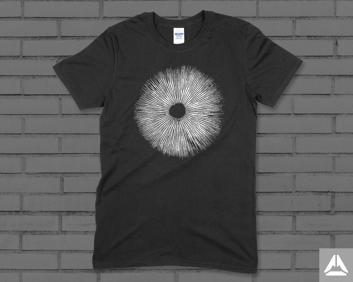 Mushroom Spore Print Shirt Magic Mushroom Shirt Psilocybe | Etsy