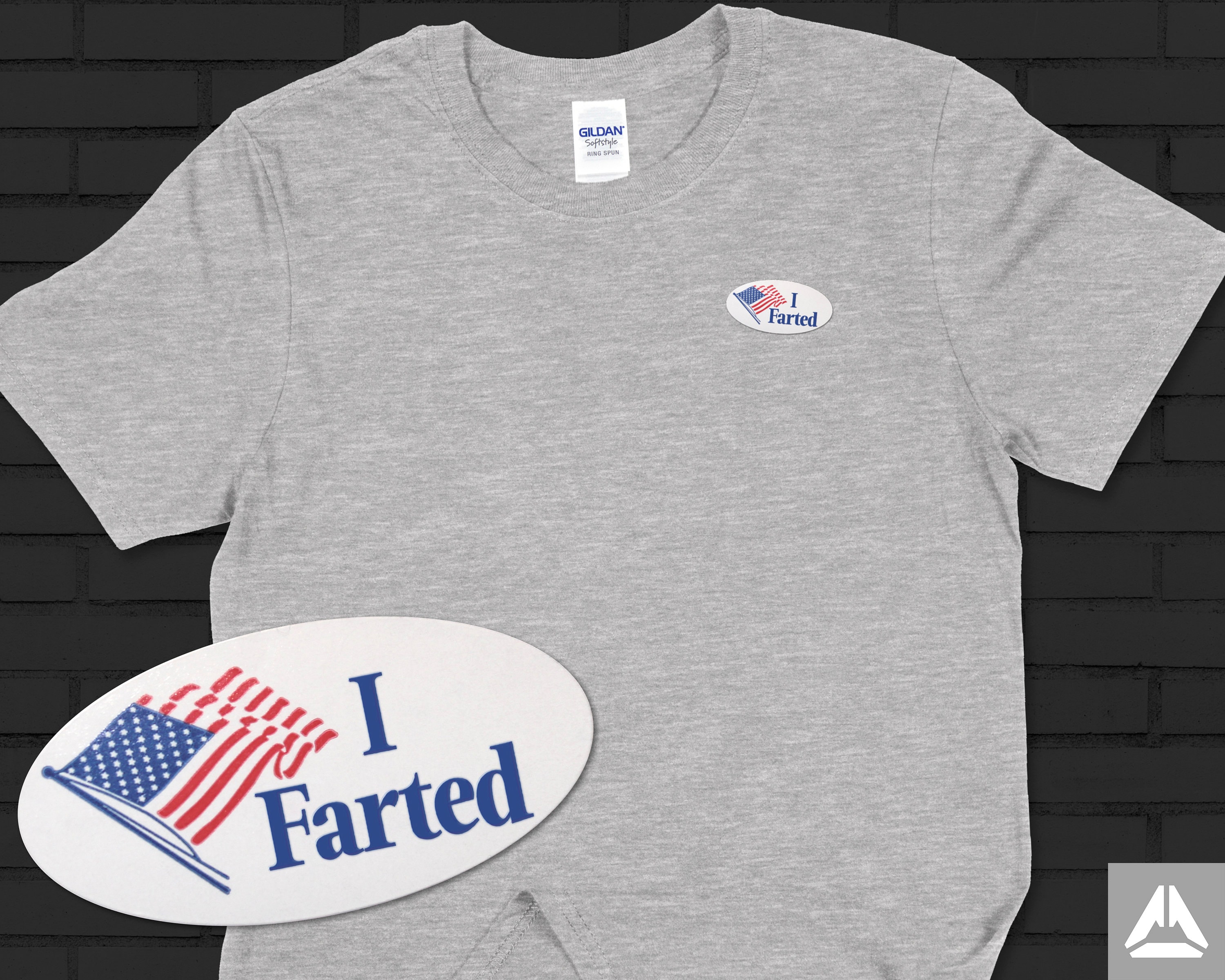 I Voted Sticker Shirt I Farted Shirt Fart Shirt Funny Fart | Etsy