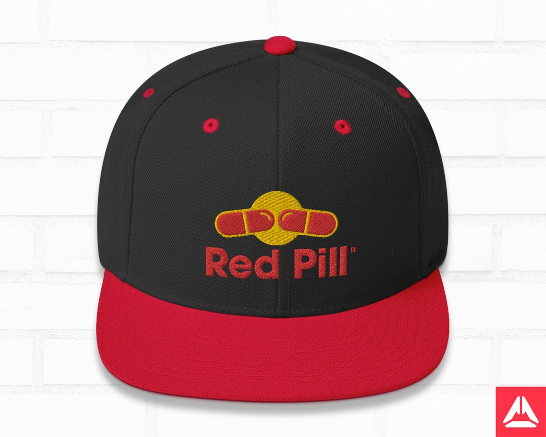 Red Pill Snapback Hat: Conspiracy Theory Baseball Cap - Etsy