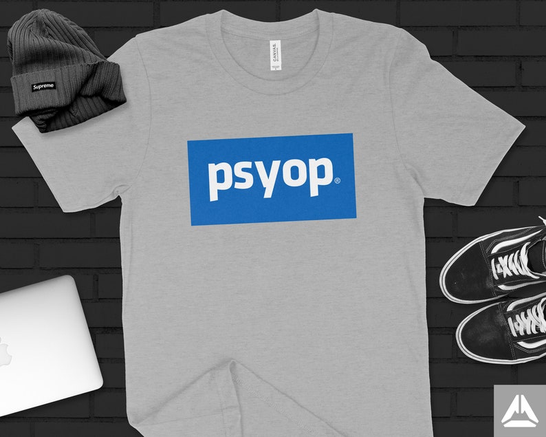 PSYOP Shirt Facebook Logo Flip Conspiracy Shirt Red Pill | Etsy