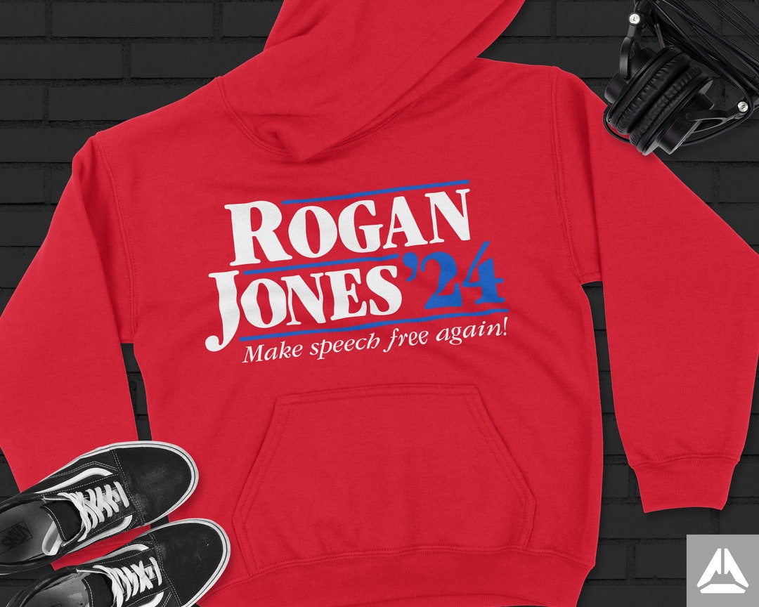 Rogan Jones 2024 Hoodie, Joe Rogan Hoodie, Alex Jones Hoodie, Infowars ...