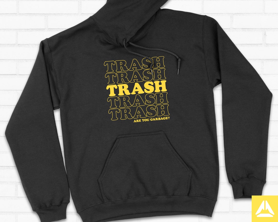 AYG Trash Hoodie: Unisex Heavy Blend, Are You Garbage Merch - Etsy