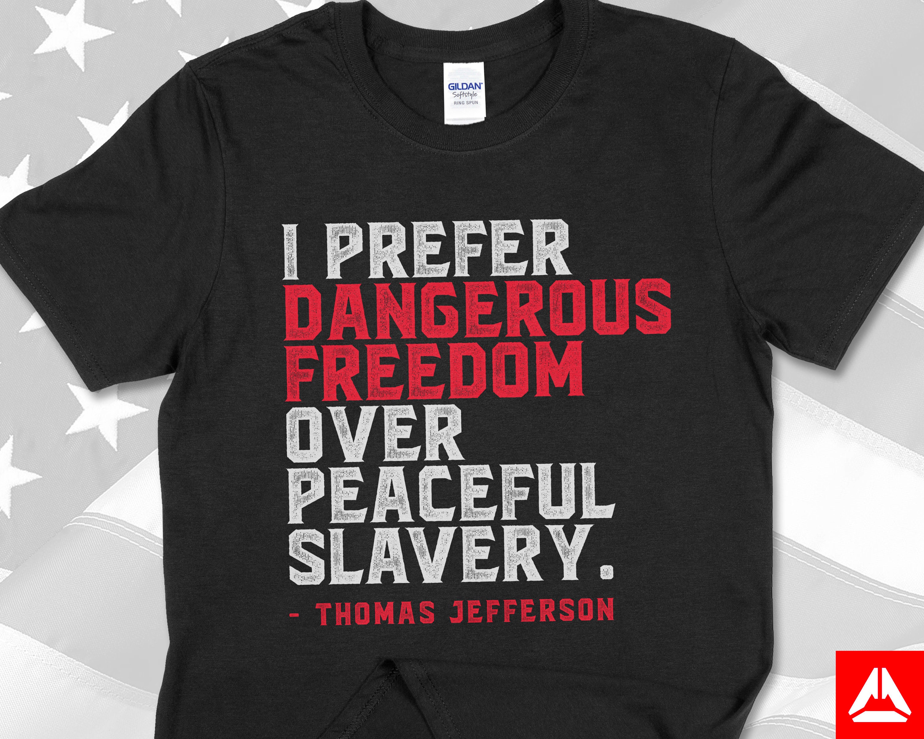 Dangerous Freedom over Peaceful Slavery T-Shirt Antimask | Etsy
