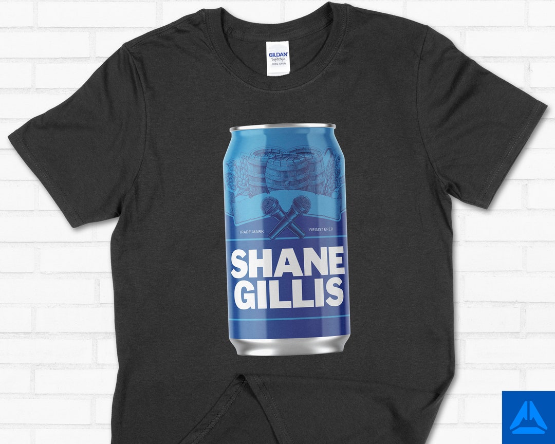 Shane Gillis Beer Can T-shirt - Matt and Shane's Secret Podcast - Etsy