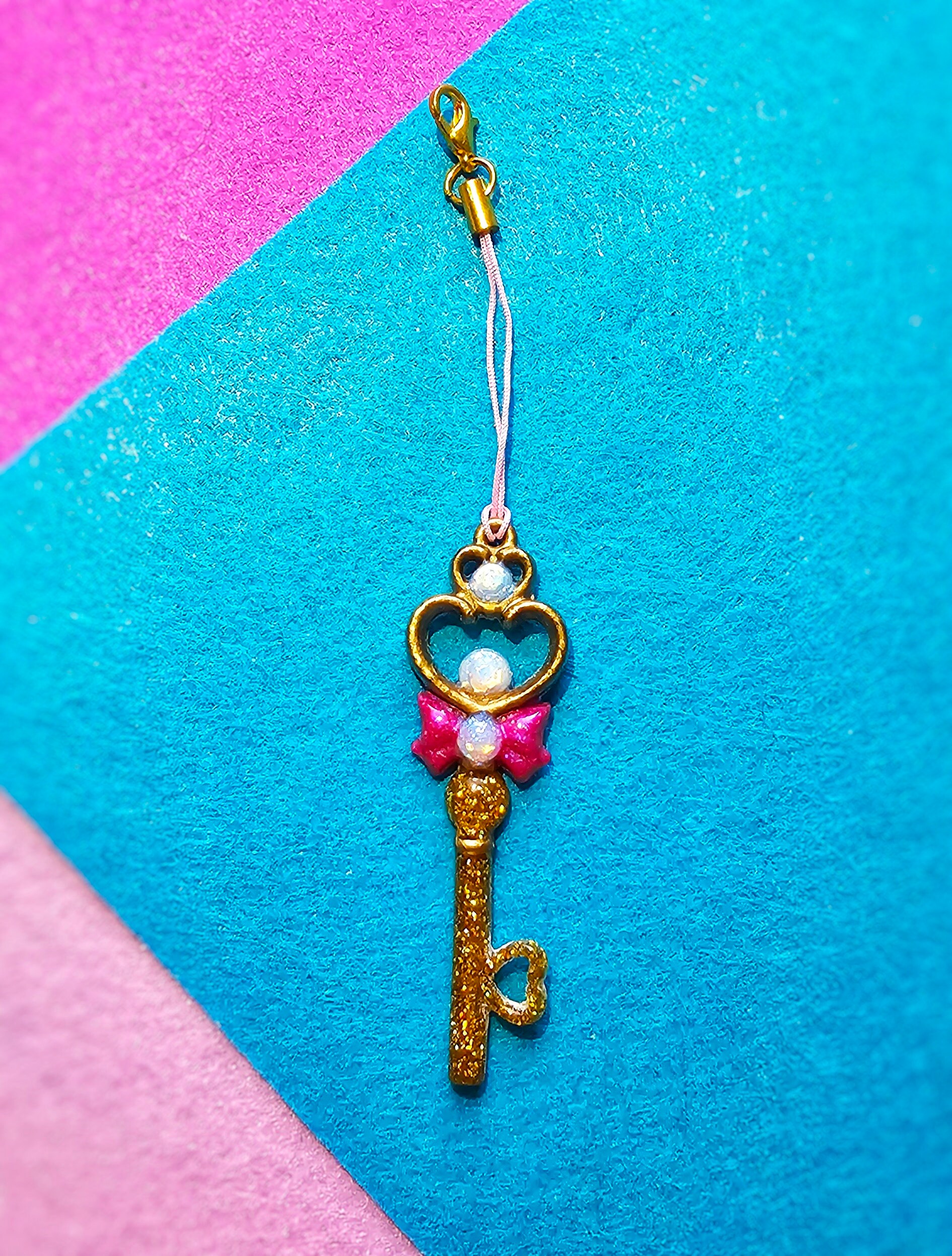 Sailor Moon Anime Girl Wand Charm Set Moon Stick Handmade - Etsy